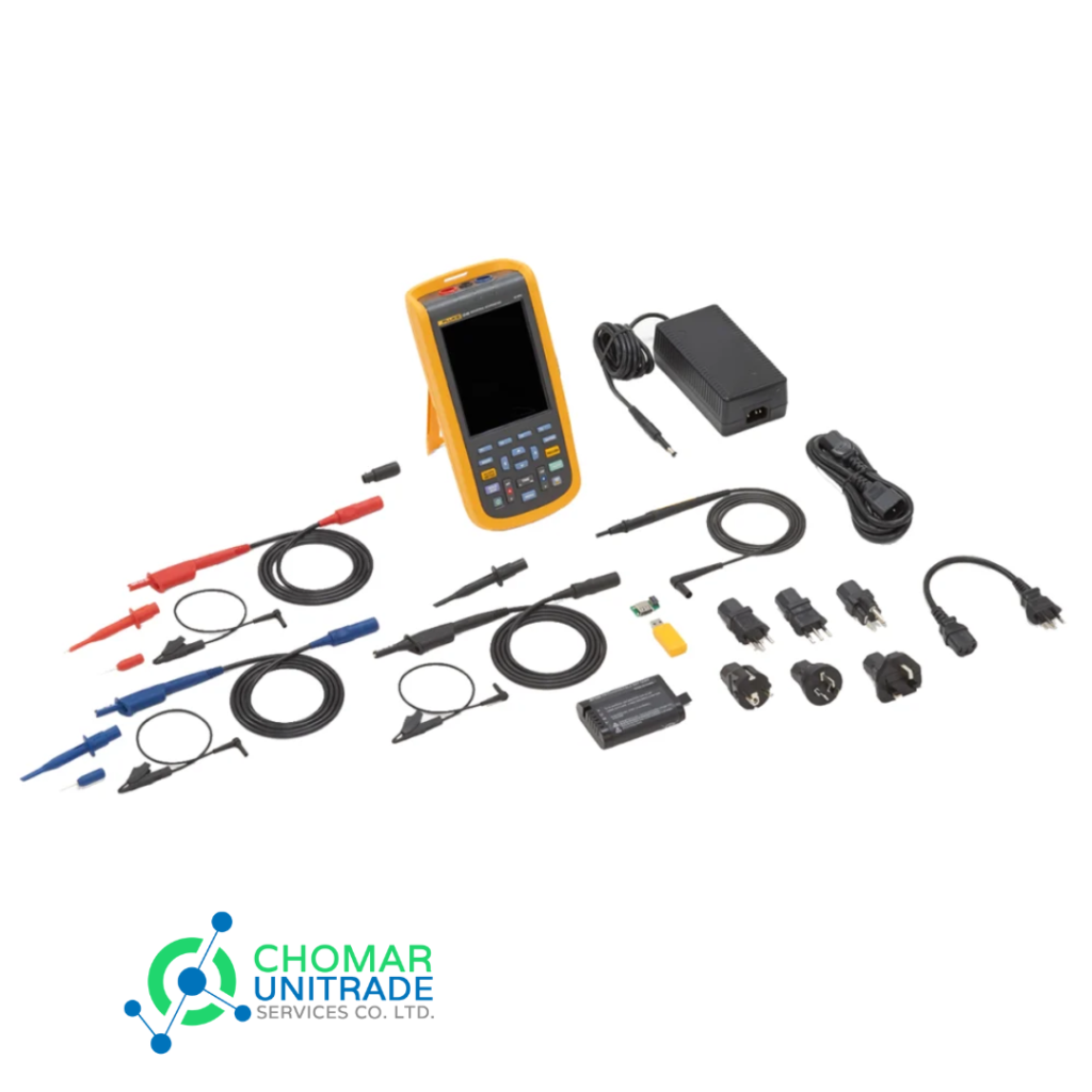 Fluke 124B Industrial ScopeMeter Hand-Held Oscilloscope - Specs ...